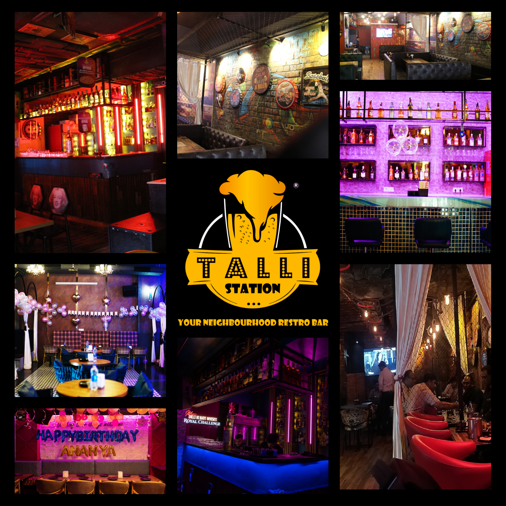 Talli Station – YOUR NEIGHBORHOOD RESTRO BAR
